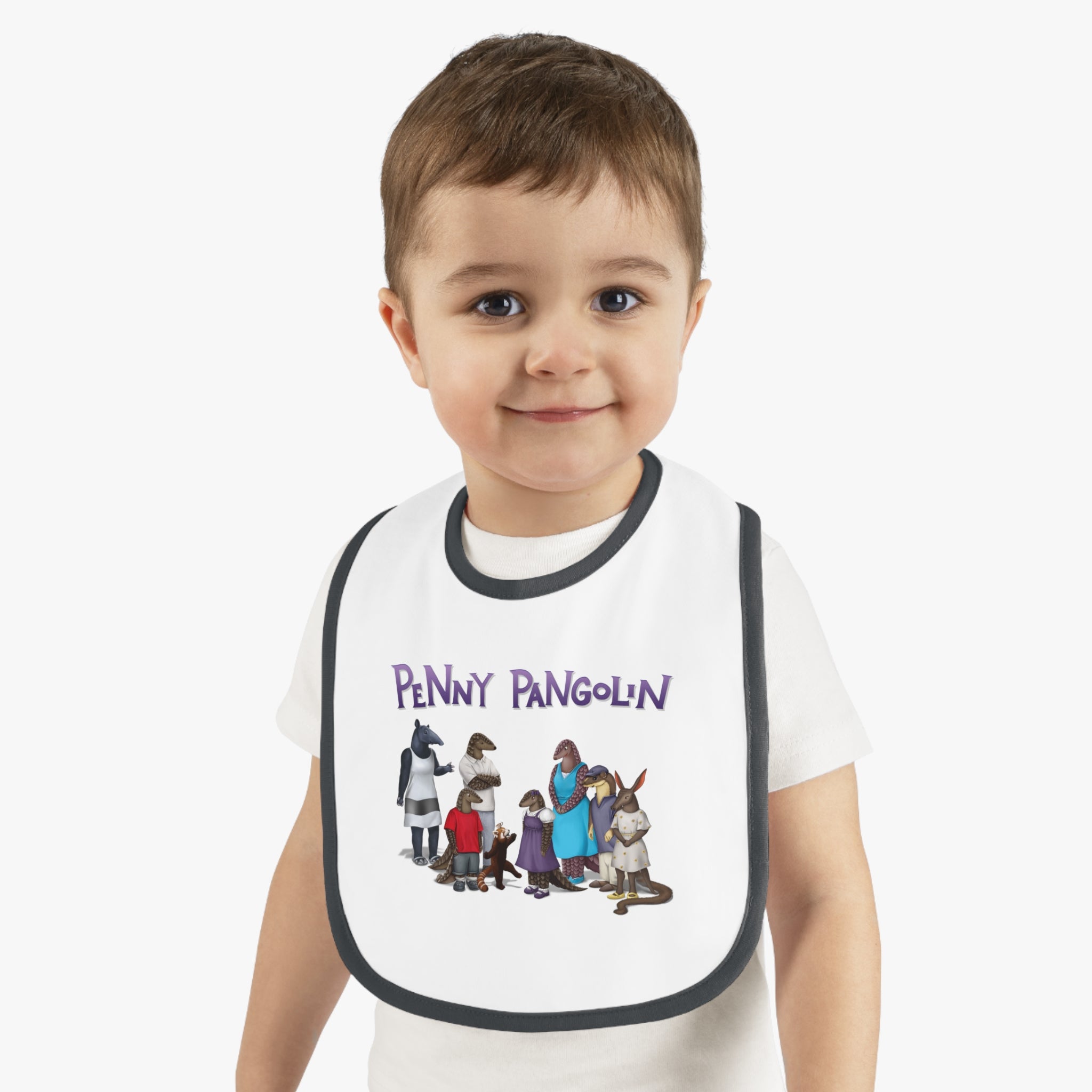 Penny Pangolin Baby Bib – Penny Pangolin and Friends